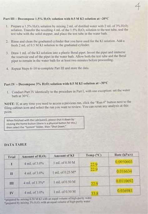 Image result for H2O2 Decomposition Graph