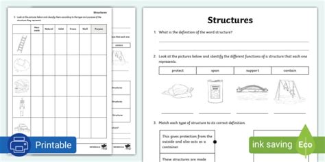Image result for Frame and Shell Structures Grade 5 Worksheets Term 1
