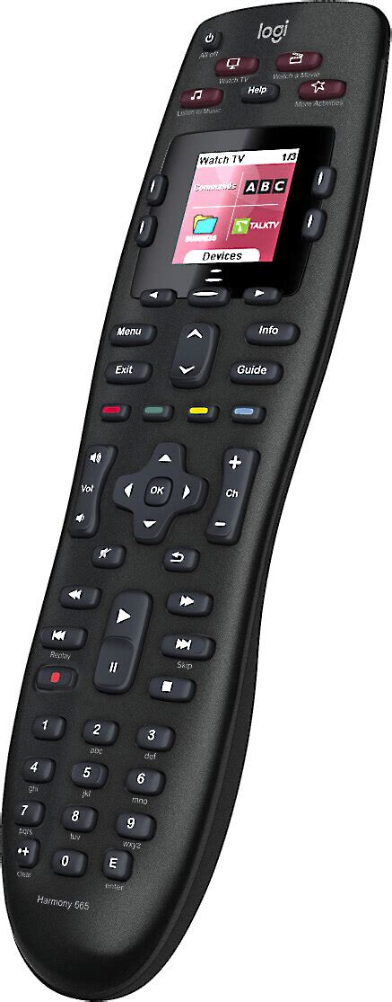 Customer Reviews: Logitech® Harmony® 665 Universal remote with color ...