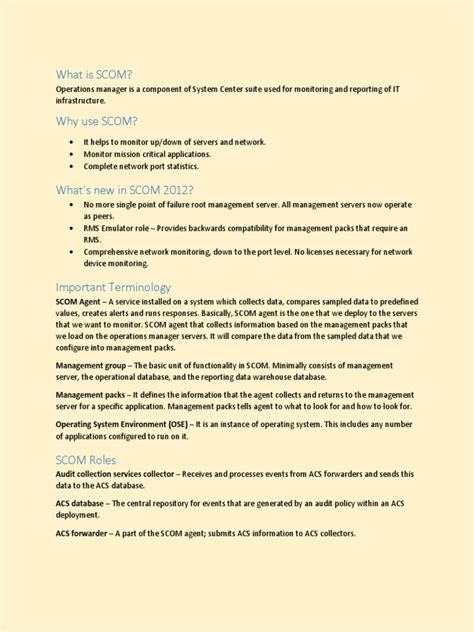 Image result for How to Use SCOM