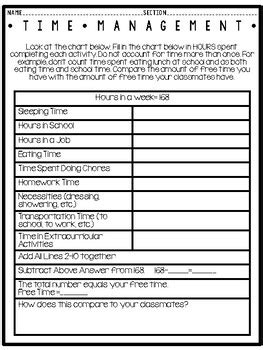 Image result for Time Management Activity