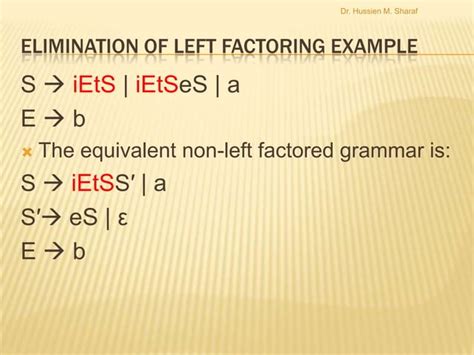 Image result for Left Recursion Left Factoring Difference