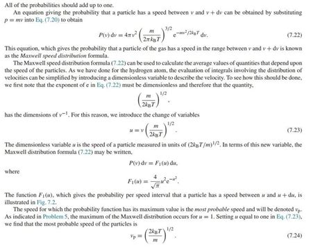 Image result for Maxwell Distribution of Speed