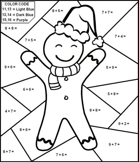 Image result for Addition Color by Numbers Girl
