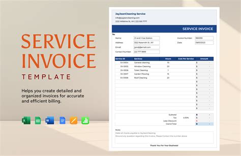 Image result for Example Service Invoice Template