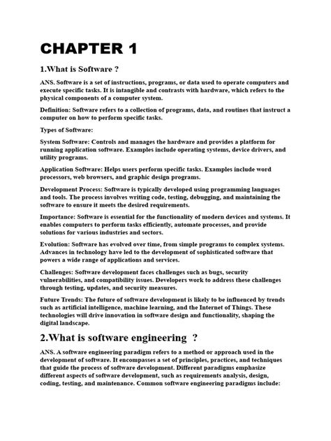 Image result for Software Engineering Chapter 1