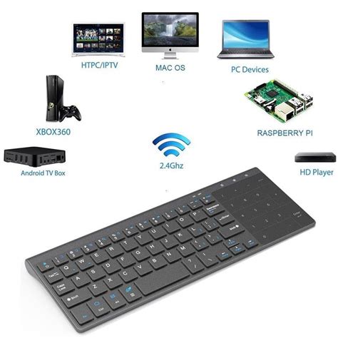 Slim Wireless Keyboard with Touchpad Mouse – Gamer Tech