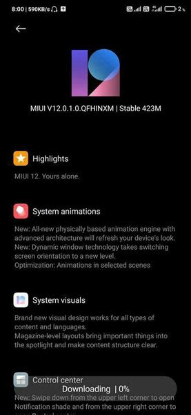 Image result for Redmi Note 7 MIUI 12 Update
