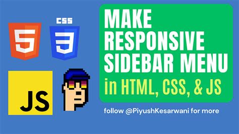 Image result for How to Add Sidebar in HTML