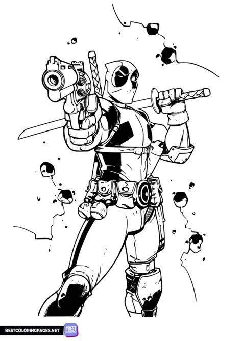 Image result for Deadpool Colossus Coloring Pages