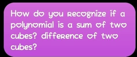 Image result for Writing Polynomial Functions as Difference of Cubes