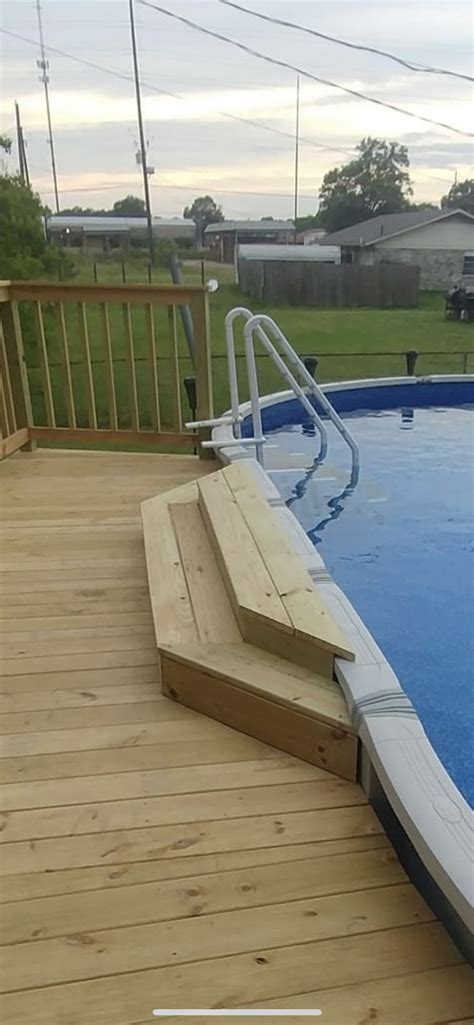 Image result for Above Ground Pool Steps