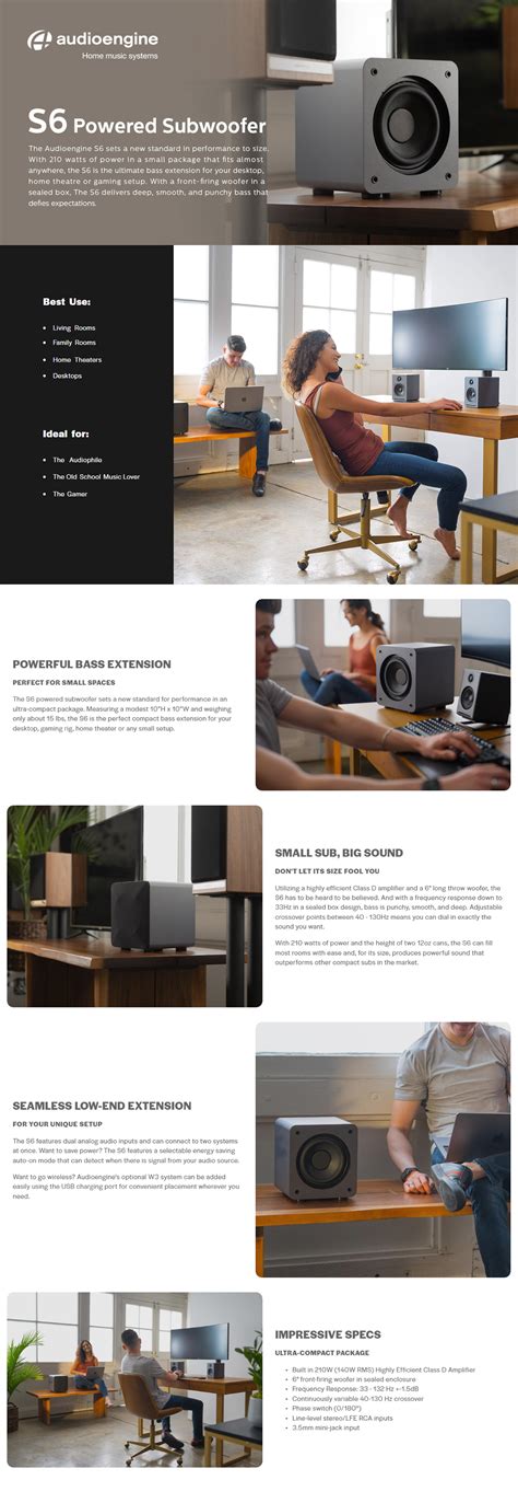 Image result for Audioengine Subwoofer Connection