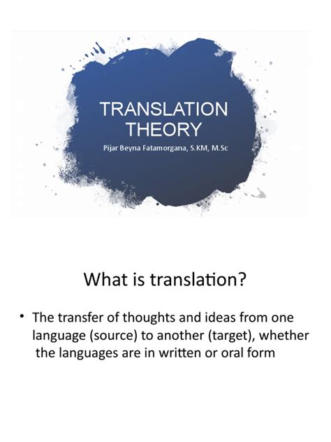 Image result for Basic Theory of Translation PDF