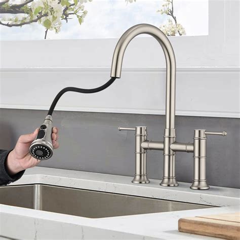 Image result for Bridge Style Faucet Kitchen Faucets