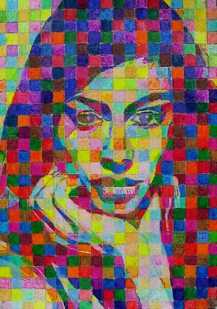 Image result for Chuck Close Grid Method