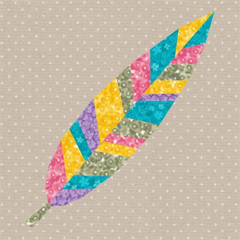 Image result for Paper Piecing Feather Pattern