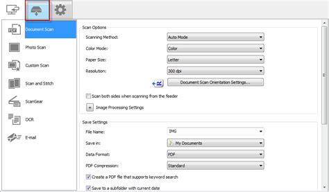 Image result for Change Canon Scanner Destination Folder