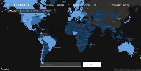 Image result for Starlink Internet Coverage Map
