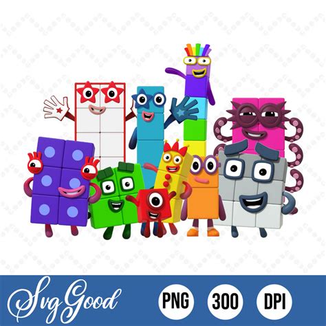 Numberblocks 1-10 Png | Inspire Uplift