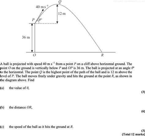Image result for Projectiles a Level Maths