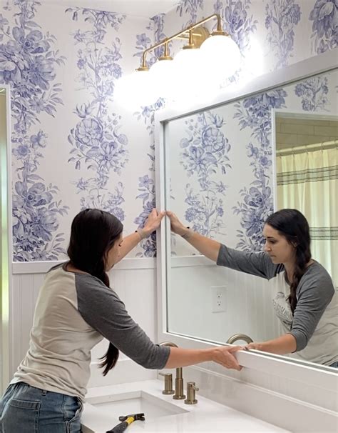 Image result for Installing Mirror Frame