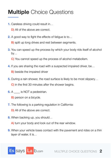 Image result for Multiple Choice Test Questions