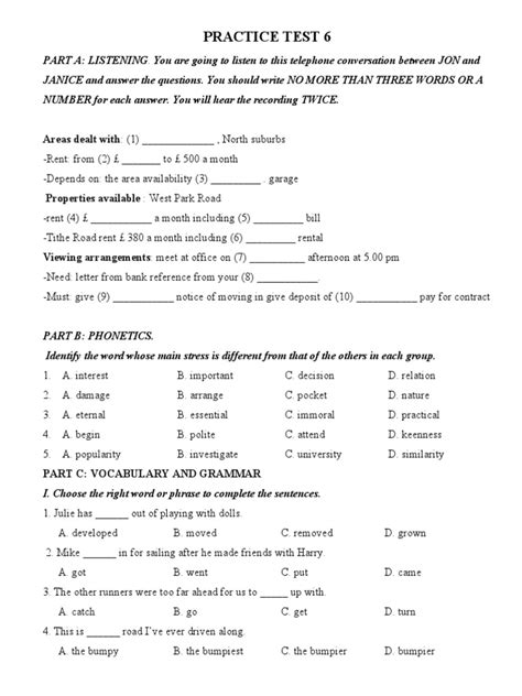 Image result for Practice Test 6