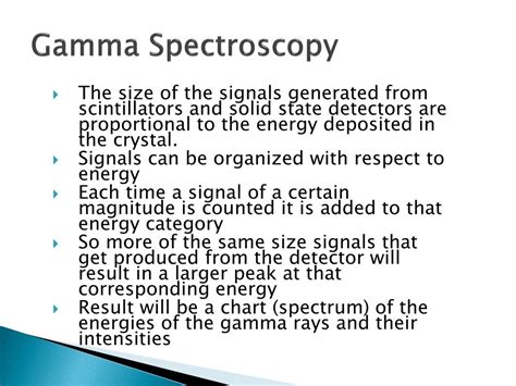 Image result for Gamma Spectroscopy