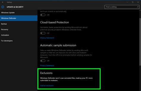 Image result for Add or Remove Exclusions Windows 11