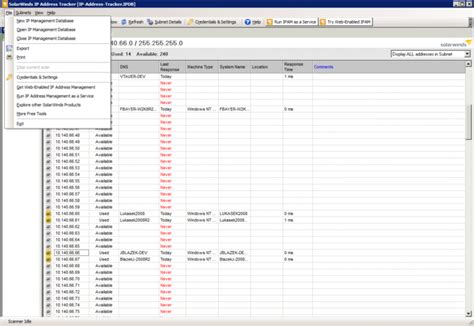 Image result for SolarWinds IP Tracker