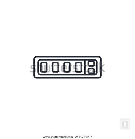 Image result for Odometer Symbol