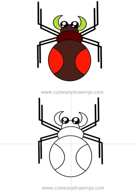 Image result for Basic Spider Drawing