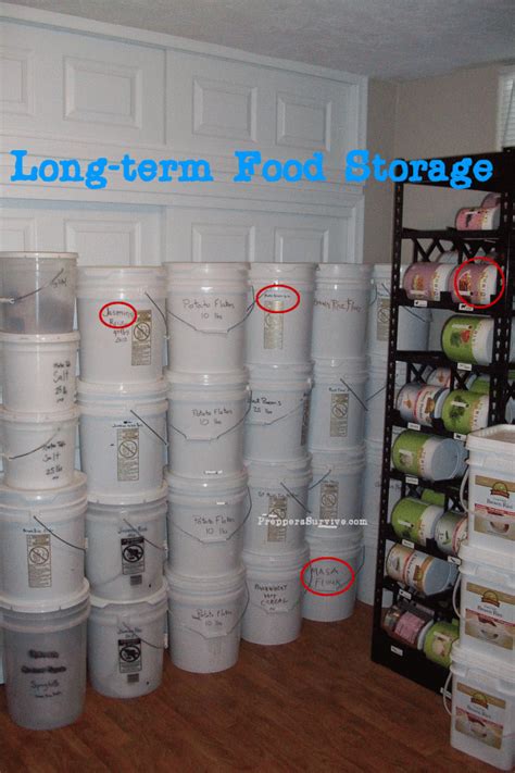 Long Term Food Supply - Survival Prepper | Food storage, Survival food ...