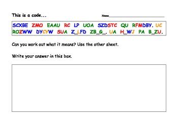 Image result for Code-Breaking Leter