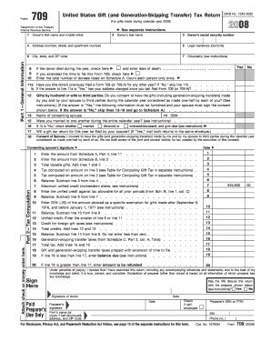 Image result for Sample Form 709 Filled In