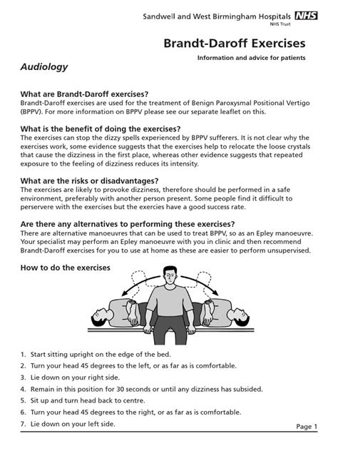 Brandt Daroff Exercises ML3094 | Vertigo | Medicine