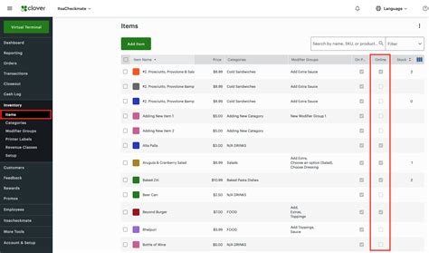 Image result for Clover How to Add My Menu