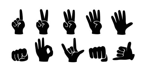 Image result for German Sign Language Numbers Human Hand