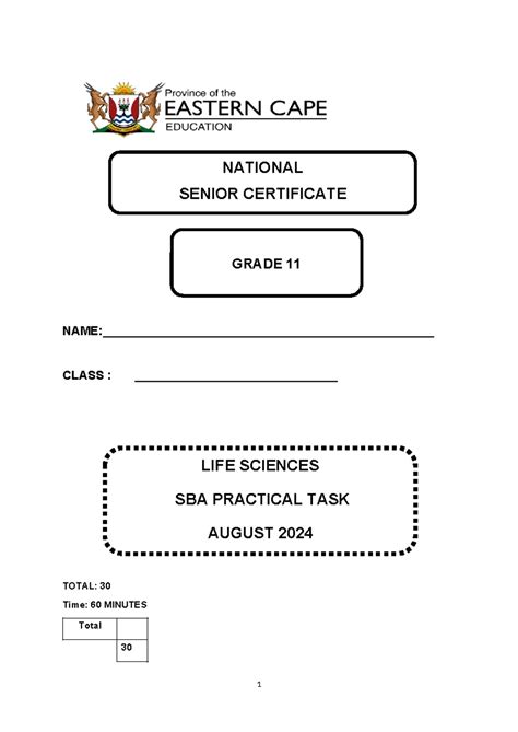 Image result for Life Science Practical Grade 12