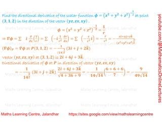 Image result for Vector Calculus Gradient