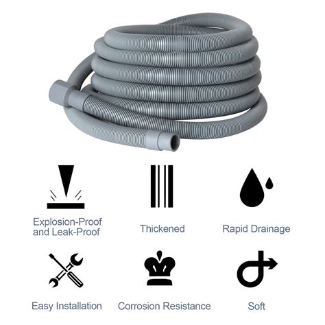 Image result for Washing Machine Drain Hose Extension Kit