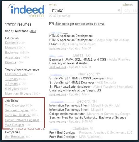 Image result for Indeed Resume Examples