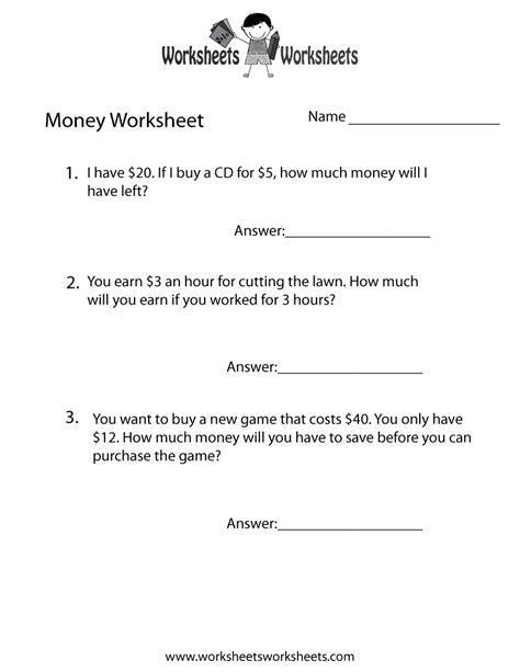 Image result for Money Word Problems