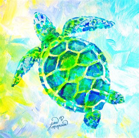 Watercolor Turtle at PaintingValley.com | Explore collection of ...