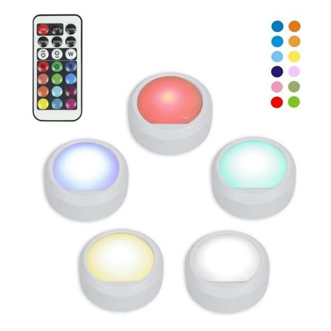 Image result for LED Color Changing Puck Lights
