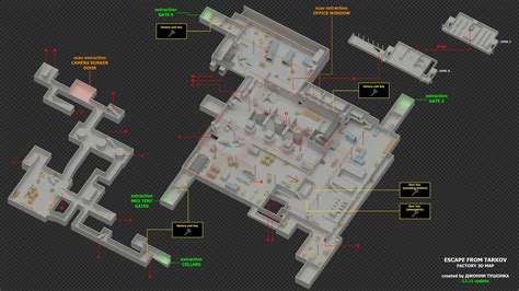 Image result for EFT Factory Map
