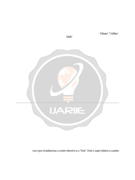 Image result for Three-Phase Fault Detection