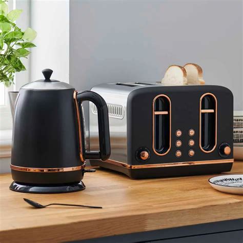 Swan Copper Microwave Kettle And Toaster Set at Isla Darwin blog