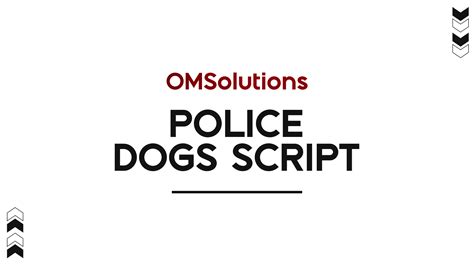 Image result for K9 Call Out Script